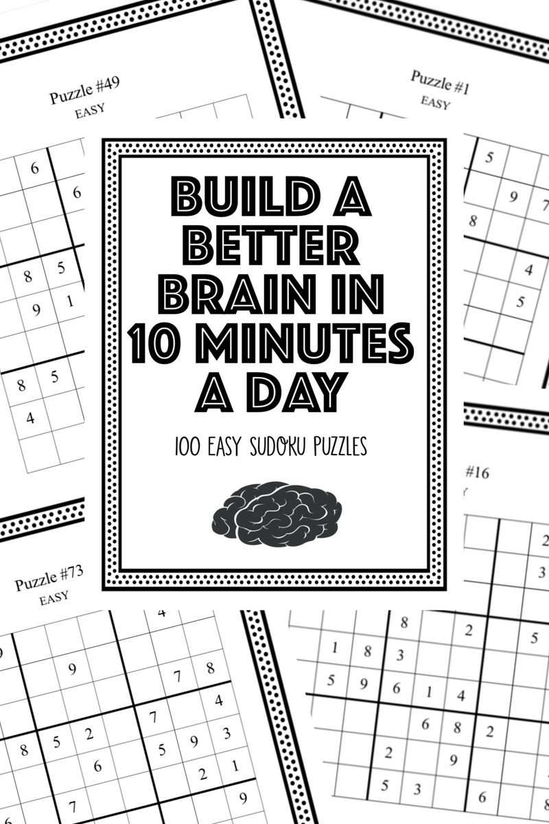 Sudoku Puzzles - 100 Easy Sudoku Puzzles – Fun Happy Home Printables