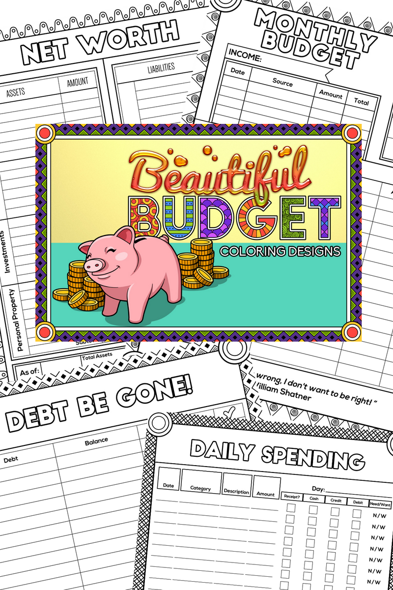 Coloring Budget Binder – Fun Happy Home Printables